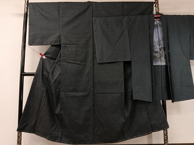 平和屋着物●男性　本場大島紬　アンサンブル　100亀甲　総詰め　正絹　逸品　未使用　CABA4647vp