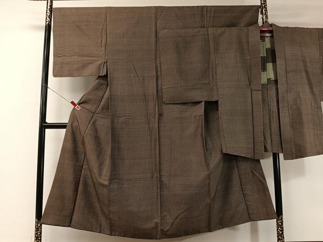 平和屋着物●男性　本場大島紬　アンサンブル　吉祥文様　正絹　逸品　CABA4651vp