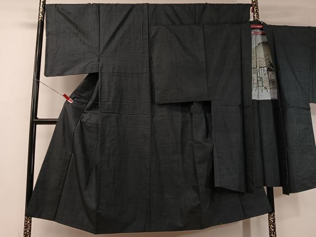 平和屋着物●男性　本場大島紬　アンサンブル　100亀甲　総詰め　正絹　逸品　CABA4672vp