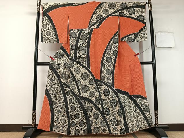 平和屋着物●名門　藤娘きぬたや・総絞り　訪問着　吉祥花文　正絹　逸品　CABA4680vp