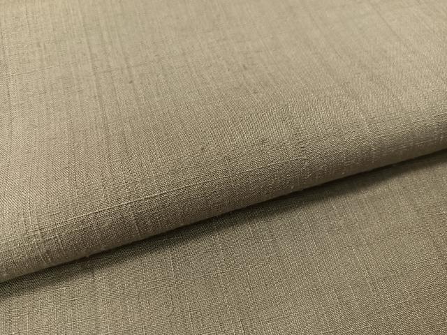 平和屋着物●本場結城紬　重要無形文化財　素鼠色　正絹　逸品　CABA4686vp