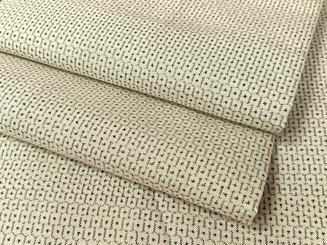 平和屋着物●本場大島紬　白大島　100亀甲　総詰め　正絹　逸品　CABA4697vp