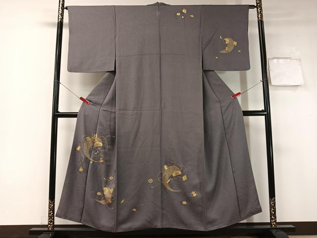 平和屋着物●訪問着　宝尽くし蓑文　金彩　ゑり善扱い　正絹　逸品　CABA4740vp