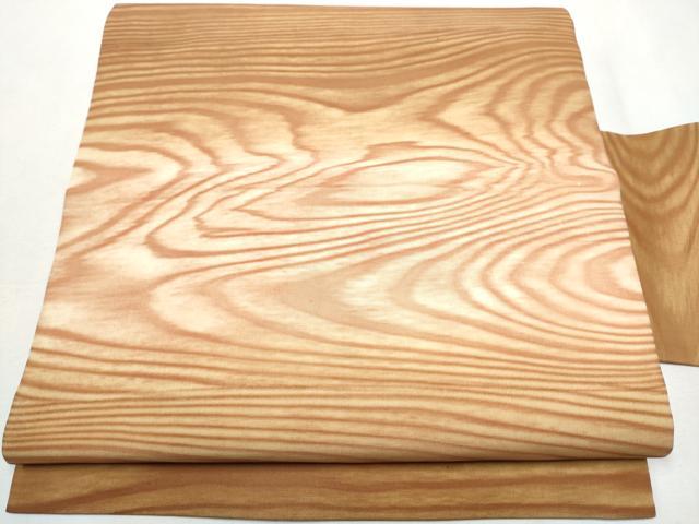 平和屋着物●東京友禅　熊谷好博子　塩瀬　九寸名古屋帯　霞文　正絹　逸品　CABA4971hy