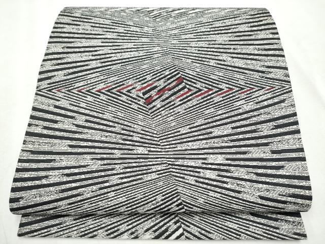 平和屋着物●六通柄袋帯　切嵌吉祥文　正絹　逸品　CABA5180hy