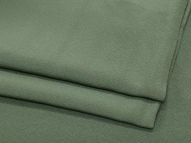 平和屋着物●上質な色無地　藍媚茶色　正絹　逸品　CABA6014vf