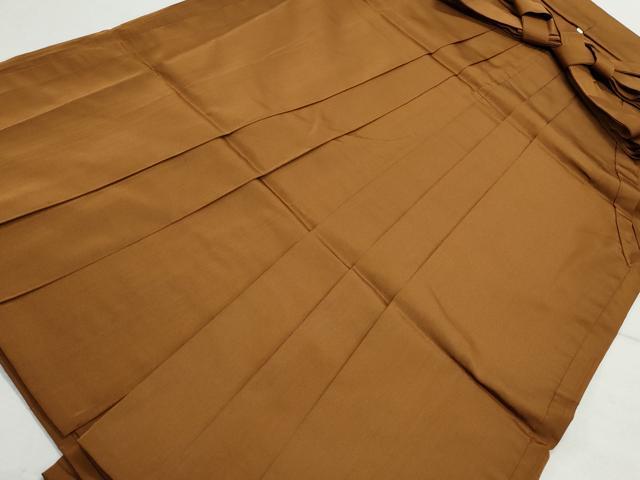 平和屋着物●男性　馬乗り袴　渋紙色　洗える着物　CABA6029vf