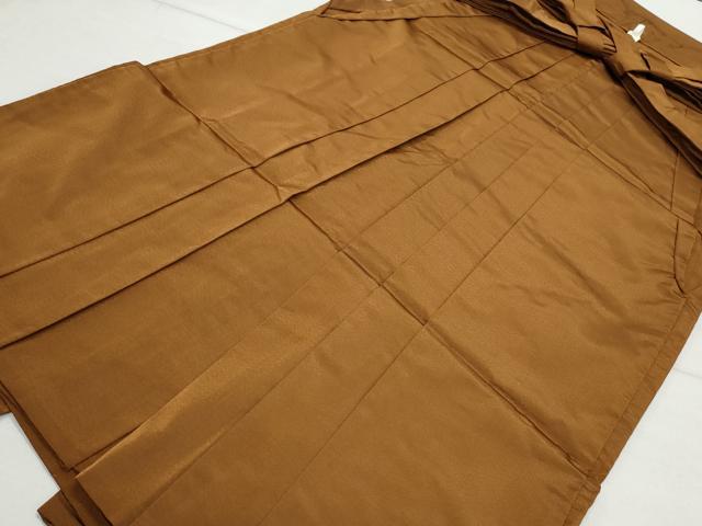 平和屋着物●男性　馬乗り袴　渋紙色　洗える着物　CABA6030vf