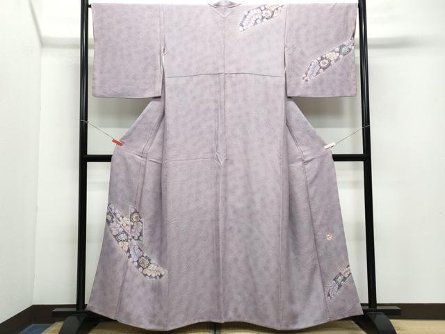 平和屋着物●樋熊哲也　訪問着　辻が花　絞り　手描き　正絹　逸品　CABA6054vf