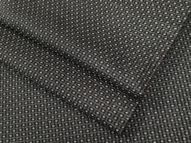 平和屋着物●本場大島紬　80亀甲　総詰め　正絹　逸品　CABA6153yc