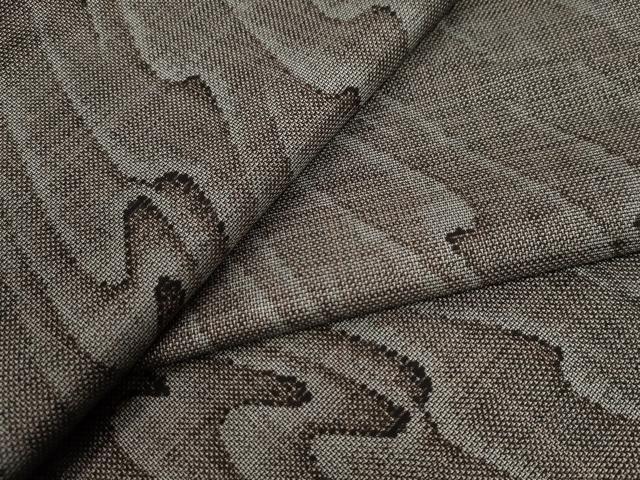 平和屋着物●本場大島紬　9マルキ　よろけ縞　正絹　逸品　未使用　CABA6185yc