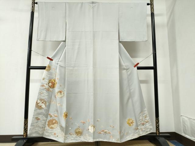 平和屋着物●創業460年・千總　色留袖　浜松雪輪宝尽くし花文　金彩　正絹　逸品　CABA6232yc