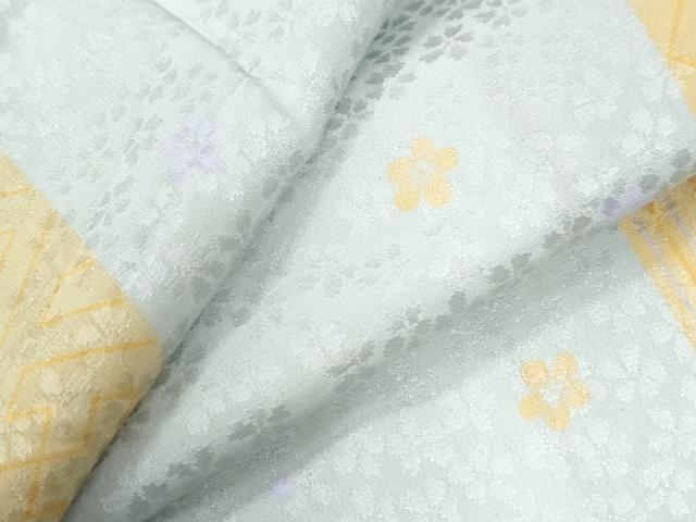 平和屋着物●長襦袢　袷　舞花文　正絹　逸品　CABA6299yc