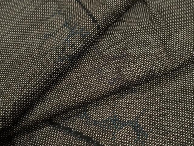 平和屋着物●本場大島紬　9マルキ　吉祥文　正絹　逸品　CABA6344yc