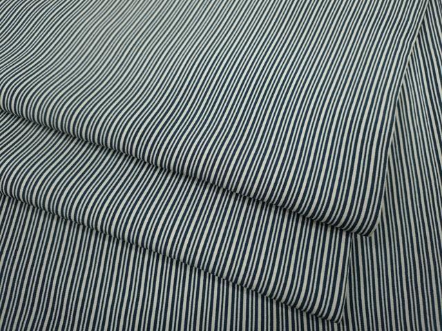 平和屋着物●上質な小紋　縞　正絹　逸品　CABA8098ut