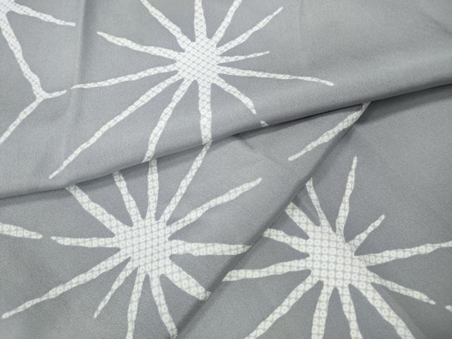 平和屋着物●長襦袢　無双仕立て　鹿の子吉祥花文　正絹　逸品　CABA8245ut