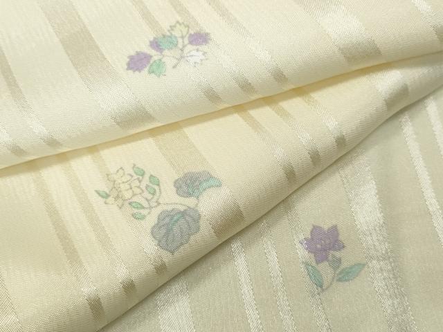 平和屋着物●長襦袢　無双仕立て　舞花文　正絹　逸品　CABA8267ut