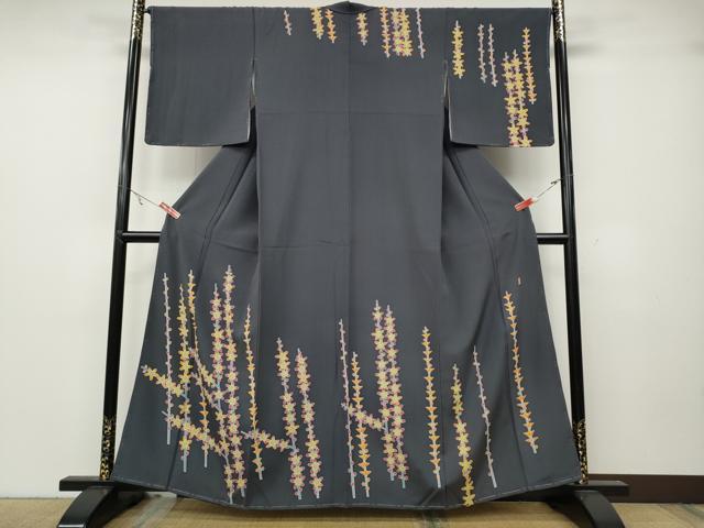 平和屋着物●訪問着　作家物　枝花文　正絹　逸品　未使用　CABA8313ut