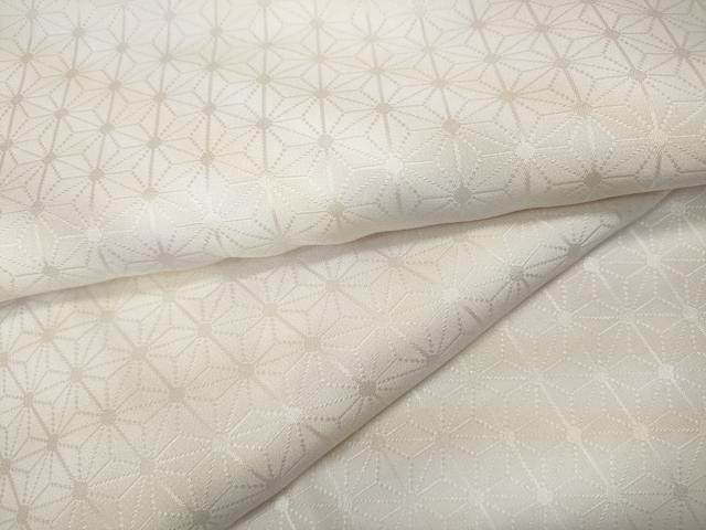 平和屋着物●長襦袢　無双仕立て　麻の葉地紋　暈し染め　正絹　逸品　CABA8350ut