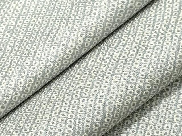 平和屋着物●男性　小紋　鹿の子文　正絹　逸品　CABA8844dy