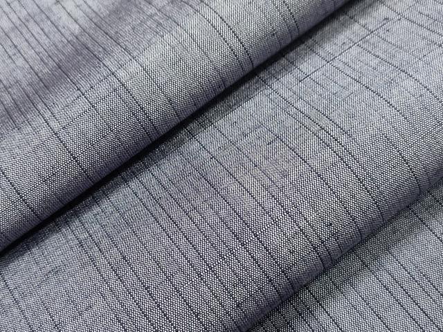 平和屋着物●上質な紬 　縞　正絹　逸品　未使用　CABA8879dy