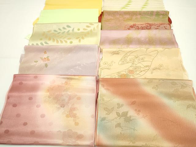 平和屋着物★和装小物　帯揚げ10枚セット　正絹　逸品　CABA9203ju