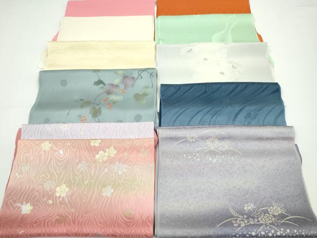 平和屋着物★和装小物　帯揚げ10枚セット　正絹　逸品　CABA9216ju