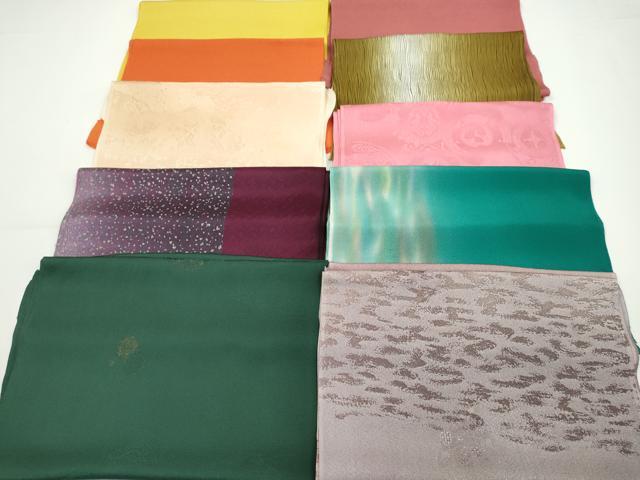 平和屋着物★和装小物　帯揚げ10枚セット　正絹　逸品　CABA9217ju