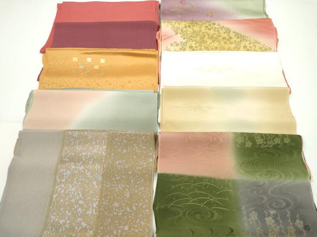 平和屋着物★和装小物　帯揚げ10枚セット　正絹　逸品　CABA9219ju