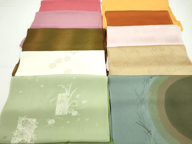 平和屋着物★和装小物　帯揚げ10枚セット　丹後ちりめん　正絹　逸品　CABA9229ju