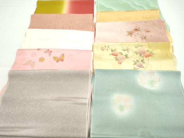 平和屋着物★和装小物　帯揚げ10枚セット　丹後ちりめん　正絹　逸品　CABA9252ju