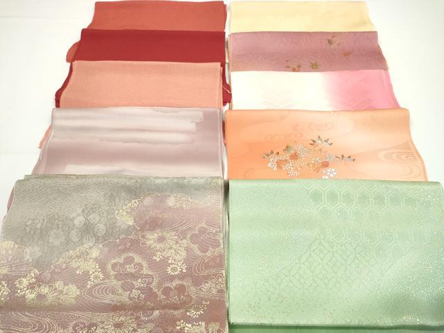 平和屋着物★和装小物　帯揚げ10枚セット　正絹　逸品　CABA9253ju
