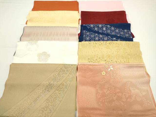 平和屋着物★和装小物　帯揚げ10枚セット　正絹　逸品　CABA9255ju