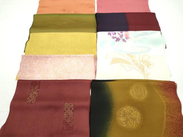平和屋着物★和装小物　帯揚げ10枚セット　丹後ちりめん　正絹　逸品　CABA9257ju
