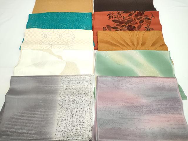 平和屋着物★和装小物　帯揚げ10枚セット　正絹　逸品　CABA9275ju