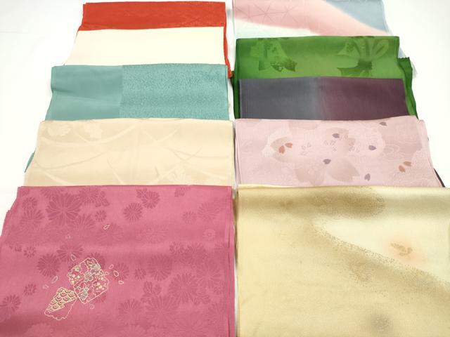平和屋着物★和装小物　帯揚げ10枚セット　正絹　逸品　CABA9332ju