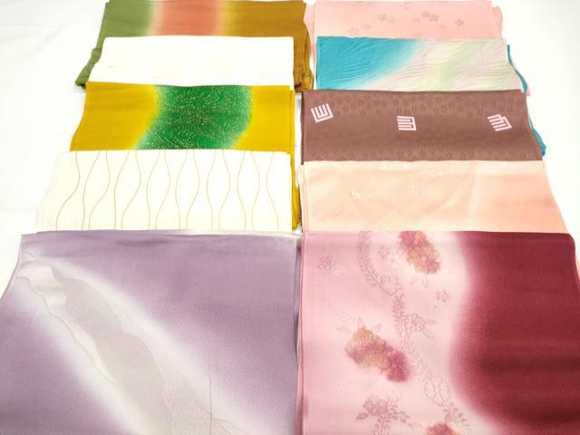 平和屋着物★和装小物　帯揚げ10枚セット　丹後ちりめん　正絹　逸品　CABA9335ju