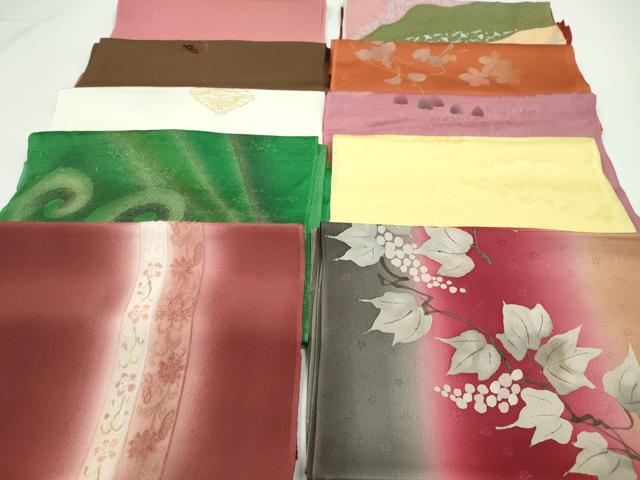平和屋着物★和装小物　帯揚げ10枚セット　正絹　逸品　CABA9337ju