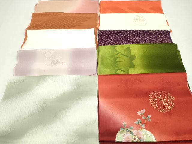 平和屋着物★和装小物　帯揚げ10枚セット　正絹　逸品　CABA9436ju