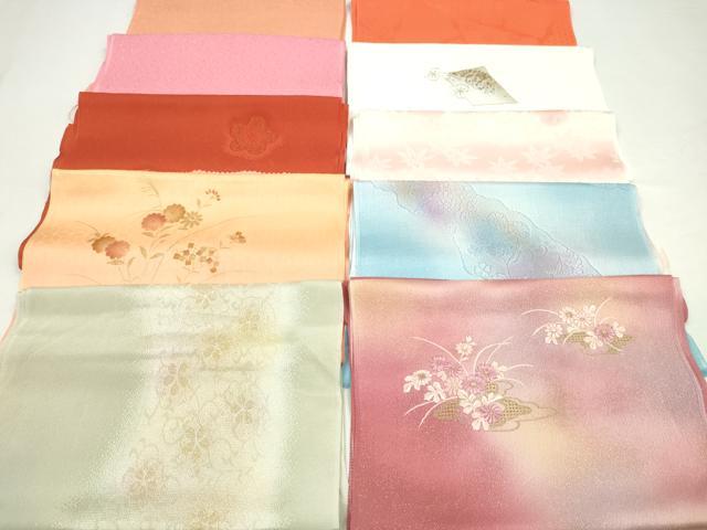 平和屋着物★和装小物　帯揚げ10枚セット　正絹　逸品　CABA9437ju