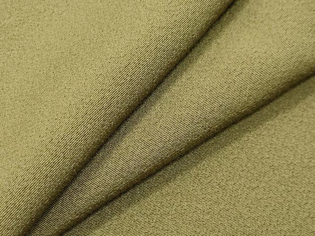 平和屋着物●上質な色無地　根岸色　ゑり正扱い　正絹　逸品　CABA9646gh