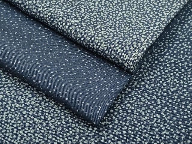 平和屋着物●上質な小紋　間道　たたき染め　正絹　逸品　未使用　CABA9671gh