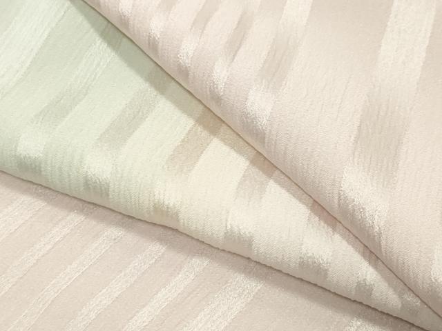 平和屋着物●長襦袢　無双仕立て　縞地紋　暈し染め　洗える着物　未使用　CABA9749gh