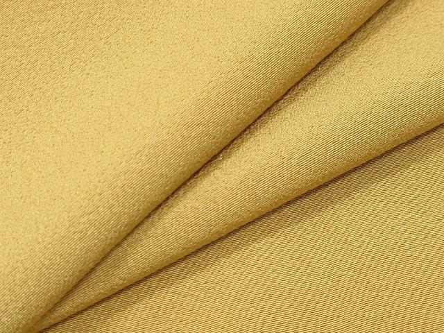 平和屋着物●上質な色無地　玉蜀黍色　正絹　逸品　CABA9801gh