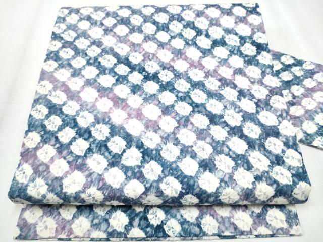 平和屋着物●菅原工房　菅原結作　漢方染紬　　全通柄　九寸名古屋帯　蜘蛛絞り　正絹　逸品　CABB0579hy