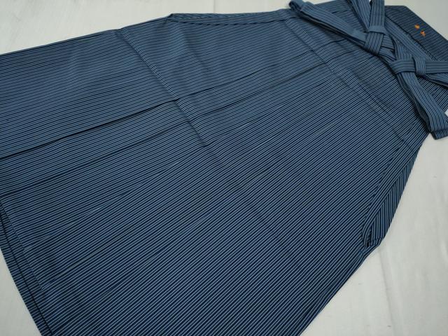 平和屋着物●男性　馬乗り袴　間道　正絹　逸品　CABB4013yc