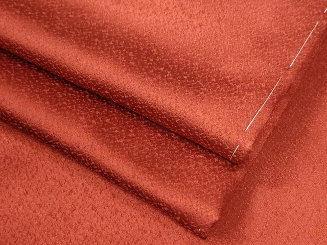 平和屋着物●上質な色無地　深緋色　正絹　逸品　未使用　CABB4018yc