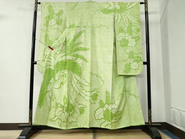 平和屋着物●豪華振袖　総絞り　鳳凰　正絹　逸品　CABB4036yc