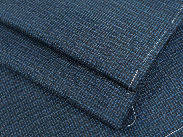 平和屋着物●男性　本場大島紬　格子　キングサイズ　正絹　逸品　未使用　CABB4060yc
