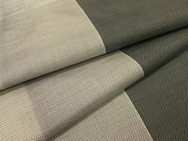 平和屋着物●本場大島紬　白大島　9マルキ　間道　正絹　逸品　CABB4812vp